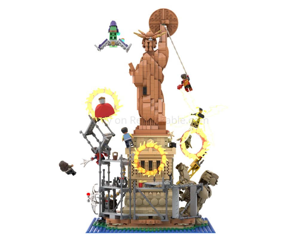 LEGO MOC SPIDER-MAN: No Way Home - Statue of Liberty Final Battle by Dream Build Bricks ...