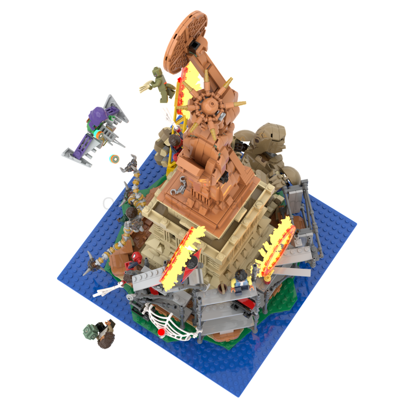 LEGO MOC SPIDER-MAN: No Way Home - Statue of Liberty Final Battle by Dream Build Bricks ...