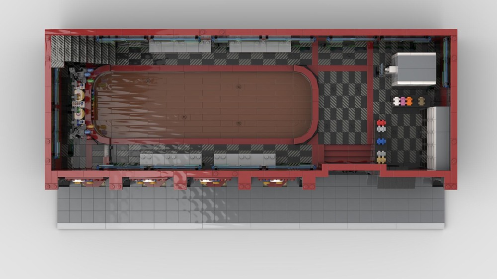 LEGO MOC Retro Modular Skating Rink by 36brix | Rebrickable - Build ...