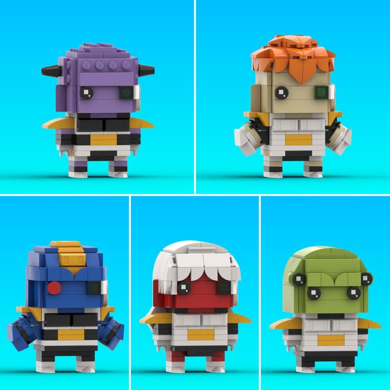 LEGO MOC Ginyu Special Forces Custom Brickheadz Bundle by DrBrickheadz ...