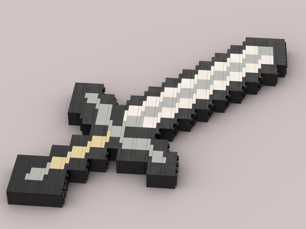 Lego Moc Minecraft Sword Snot By Legoori Rebrickable Build With Lego