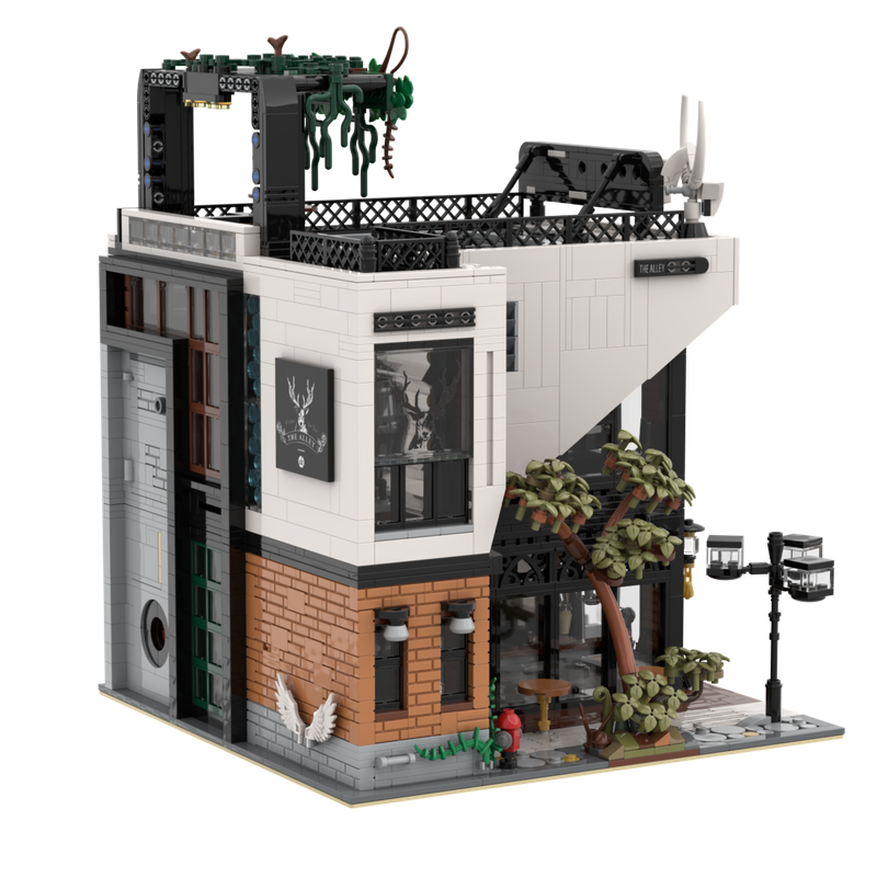 LEGO MOC The Alley Modular by ohsojang | Rebrickable - Build with LEGO