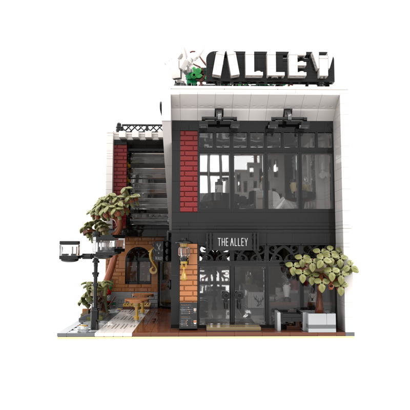 LEGO MOC The Alley Modular by ohsojang | Rebrickable - Build with LEGO