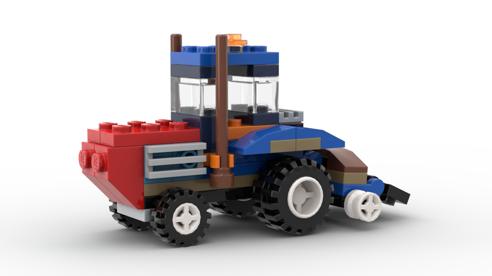 LEGO MOC 10717 Tractor by Lenarex | Rebrickable - Build with LEGO