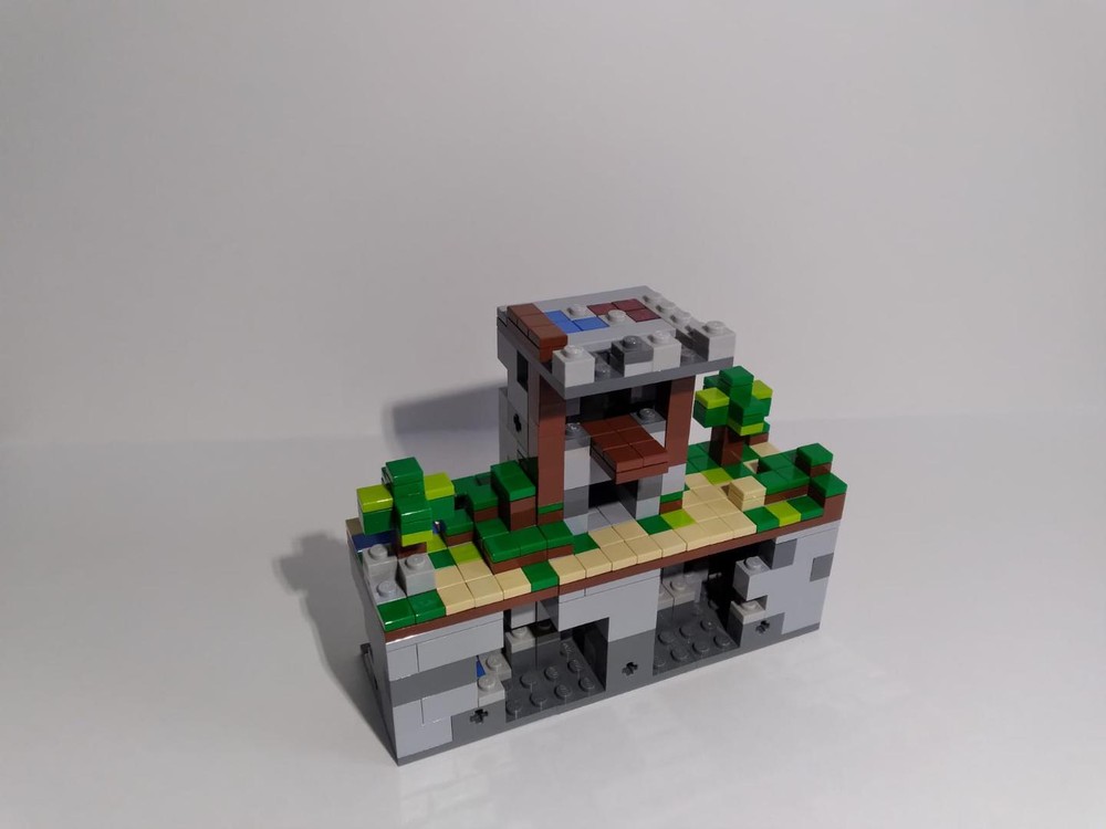 Lego Moc Lego Minecraft Micro World Base Alternate Build For Part Of