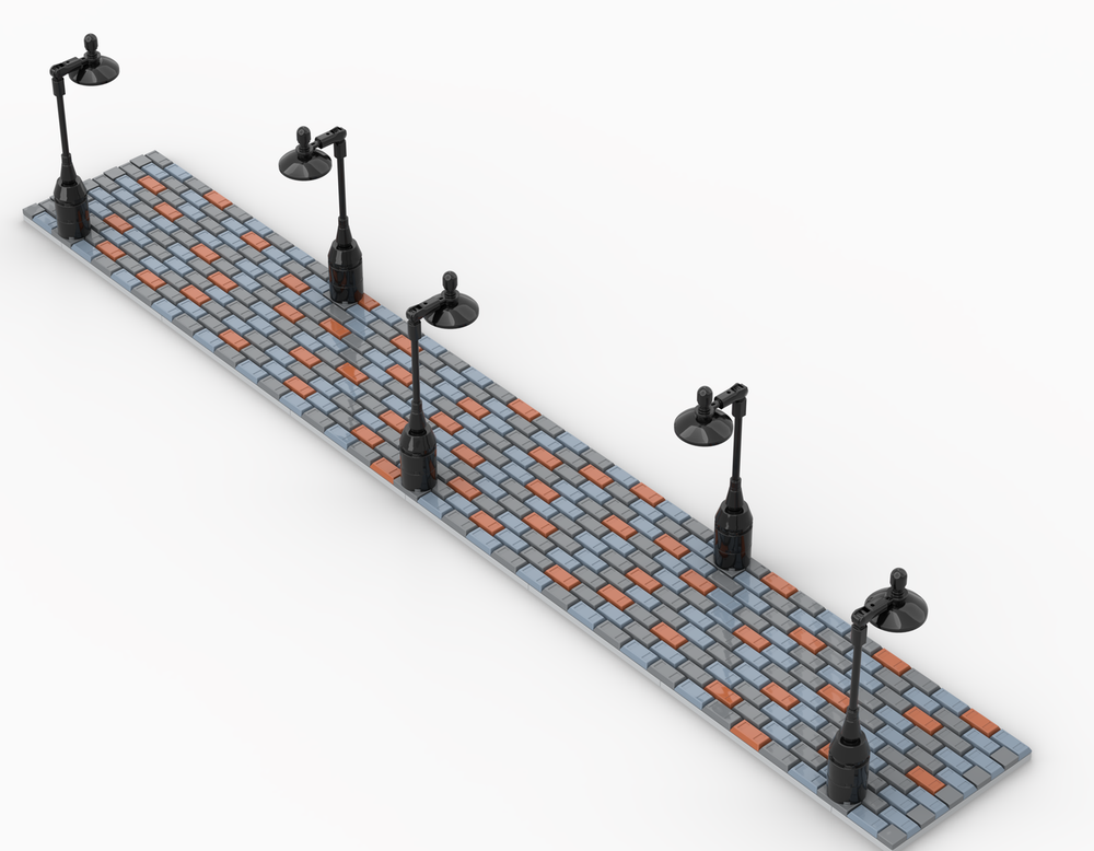 LEGO MOC Pedestrian Street by lottiesbricks | Rebrickable - Build with LEGO