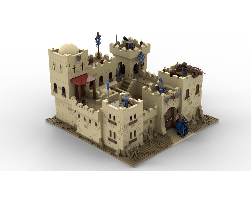 LEGO MOC Black Falcon Desert Castle by Legat_Of_Legion | Rebrickable ...