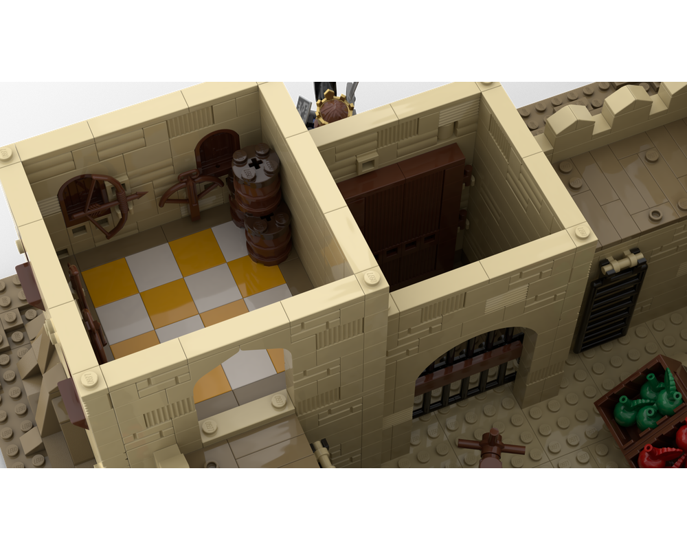 LEGO MOC Black Falcon Desert Castle by Legat_Of_Legion | Rebrickable ...