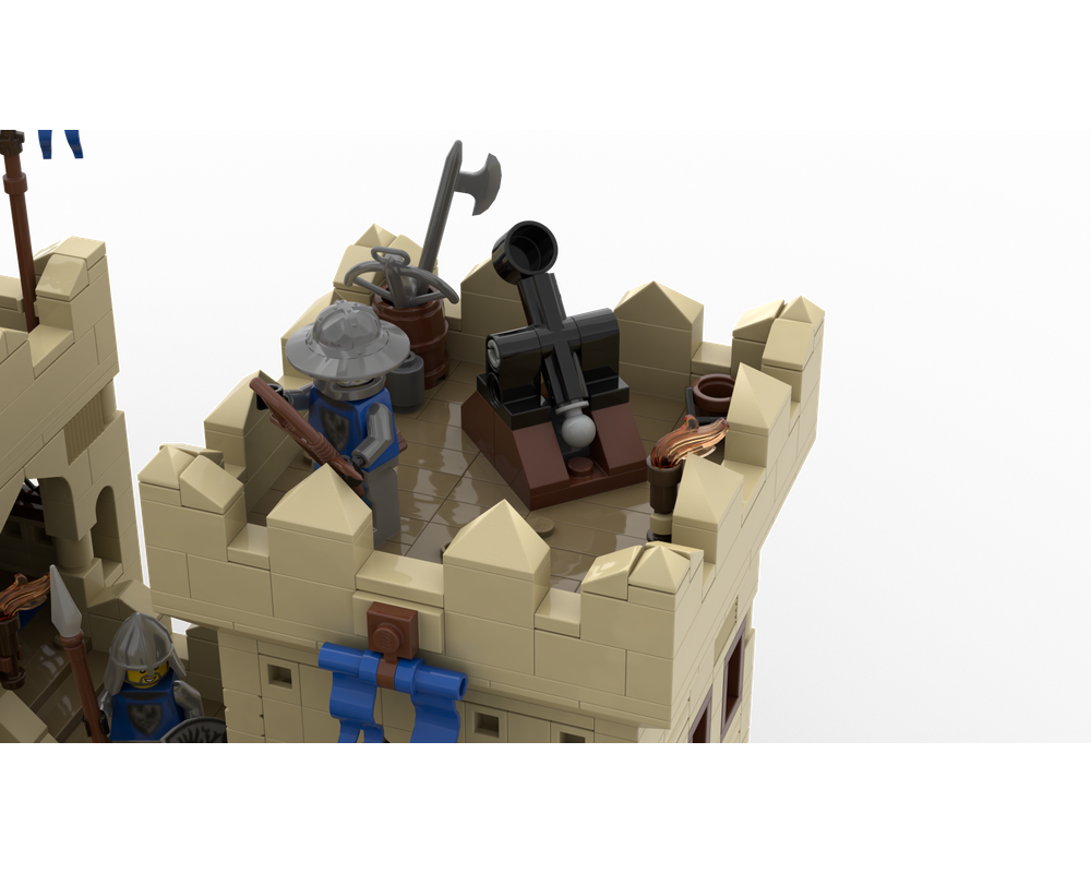 LEGO MOC Black Falcon Desert Castle by Legat_Of_Legion | Rebrickable ...