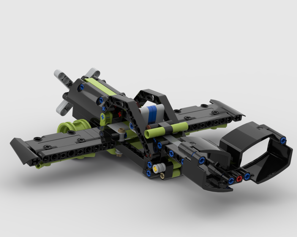 Lego Moc Single Engine Airplane 42118 Alternative By Erikgs