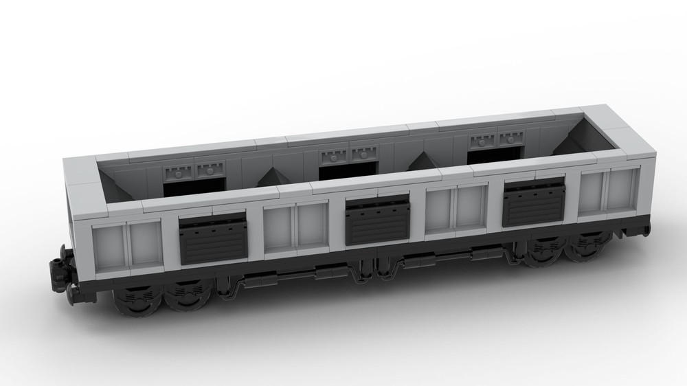 LEGO MOC Grand Wagon à charbon - Large Coal Wagon - MOC by Mimi68 ...