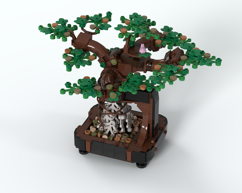 Lego Moc Experimental Bonsai By Krugaar Rebrickable Build With Lego