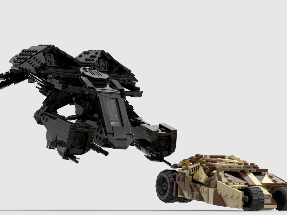 Lego Moc The Bat The Dark Knight Batwing By Ghsdfigjkugf