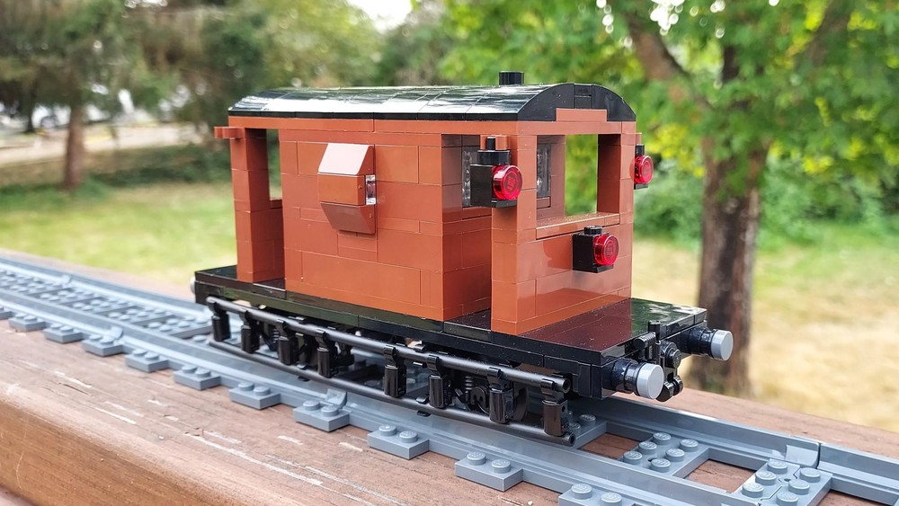 Lego Moc Brake Van By Woodentoby Rebrickable Build With Lego