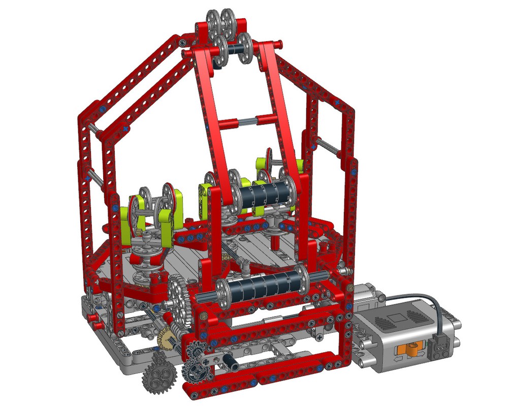 LEGO MOC 5 Reels Braiding Machine (updated version) by Nico71 ...