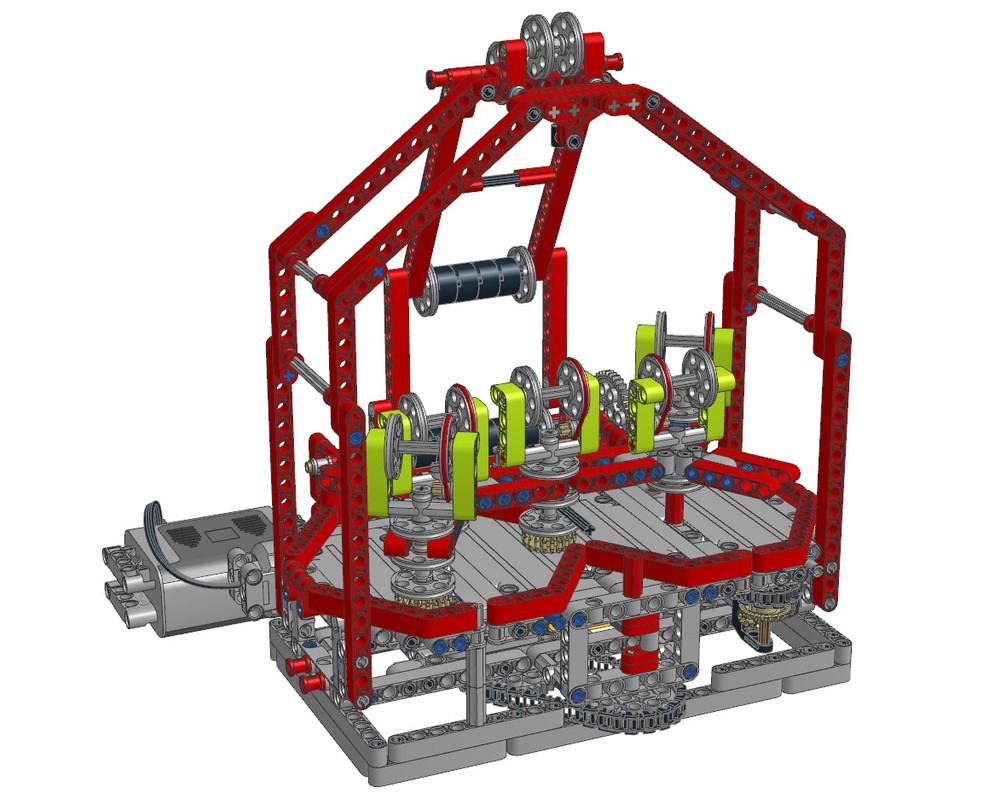 LEGO MOC 5 Reels Braiding Machine (updated version) by Nico71 ...