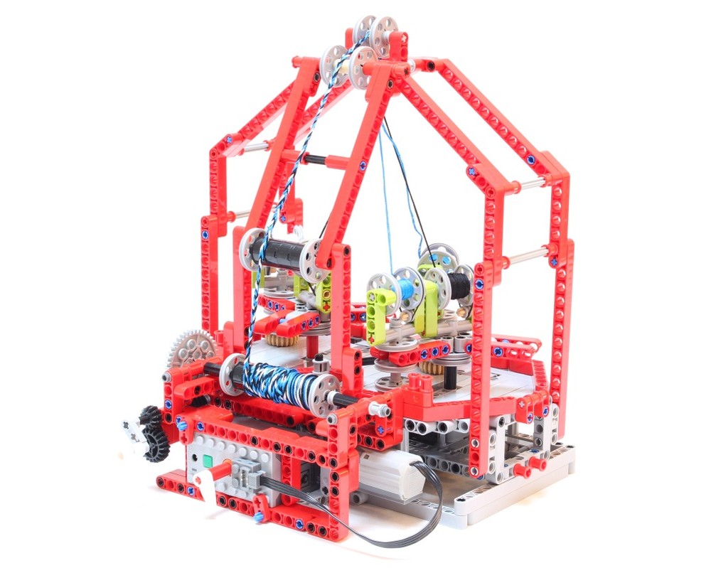 LEGO MOC 5 Reels Braiding Machine (updated version) by Nico71 ...