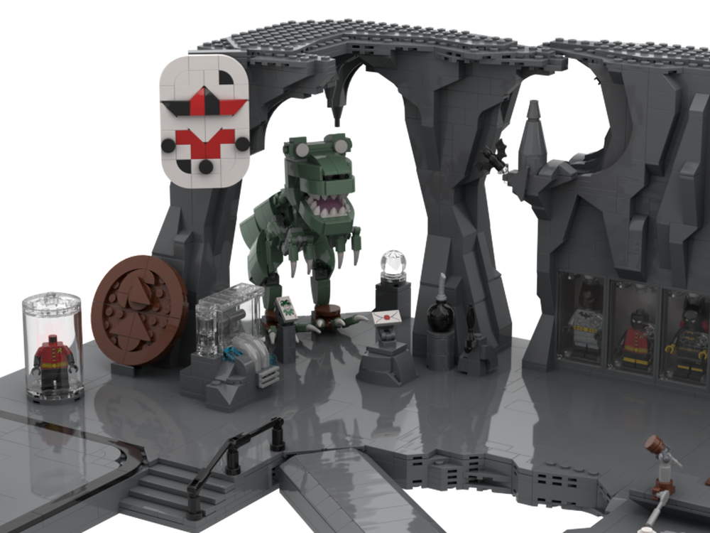 Lego Moc Batcave Extras Pack By Bricksbyjim Rebrickable Build With Lego