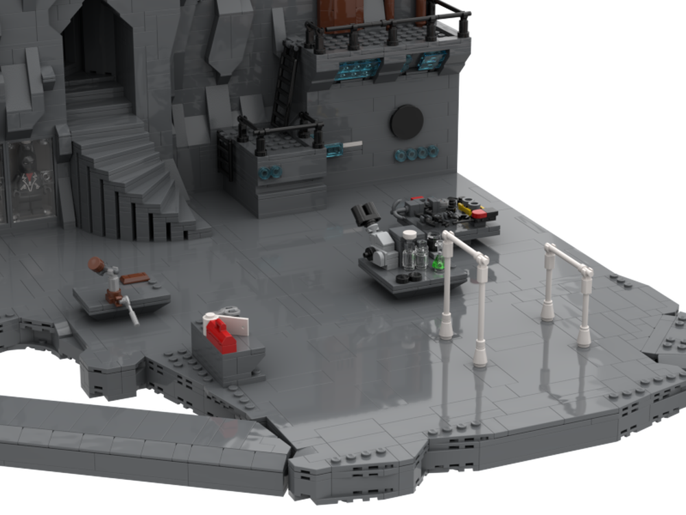 Lego Moc Batcave Extras Pack By Bricksbyjim Rebrickable Build With Lego