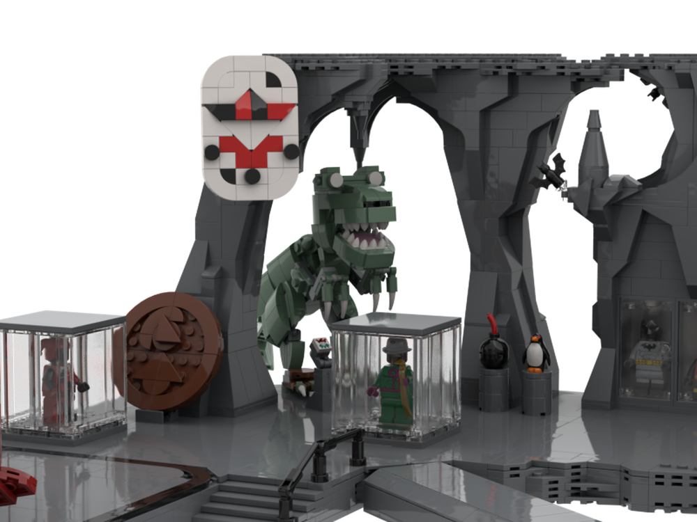 Lego Moc Batcave Extras Pack By Bricksbyjim Rebrickable Build With Lego