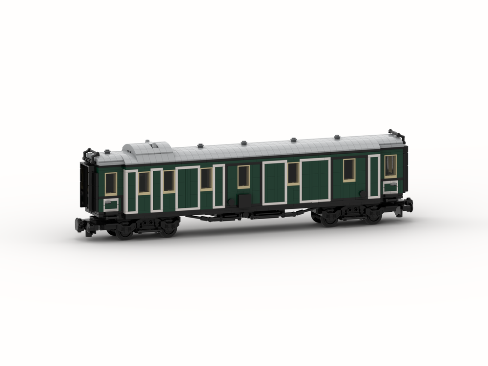 LEGO MOC Bavarian Express Train Baggage Wagon (8w) by copernicus508 ...