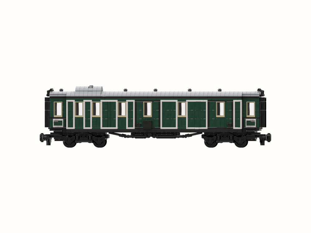 Lego Moc Bavarian Express Train Baggage Wagon 8w By Copernicus508