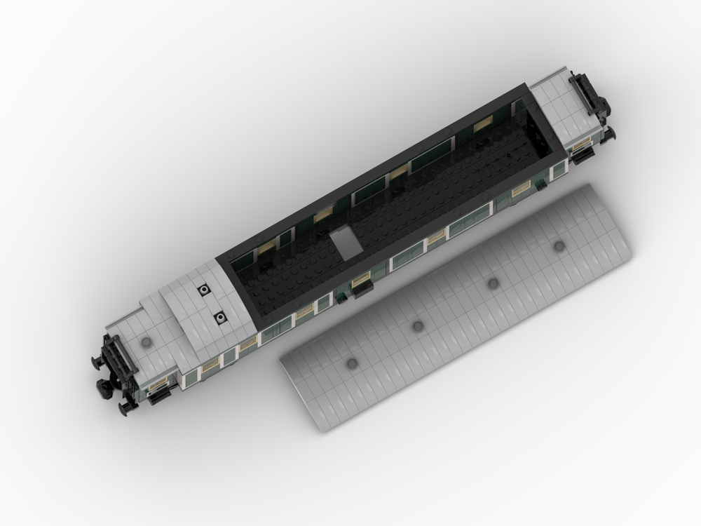 LEGO MOC Bavarian Express Train Baggage Wagon (8w) by copernicus508 ...