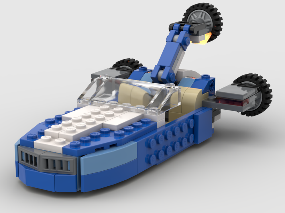 Lego Moc Landspeeder Star Wars 6913 Alternative Build By Welsh