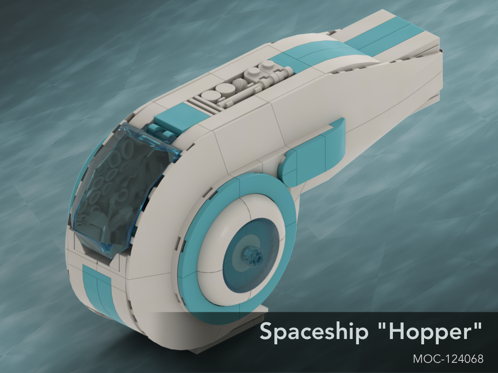 LEGO MOC Spaceship "Hopper" by brampf | Rebrickable - Build with LEGO