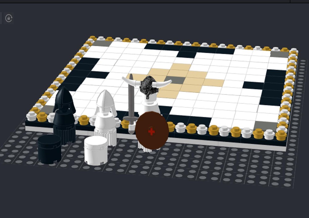 LEGO MOC Hnefatafl - Viking Chess by DaggerR | Rebrickable - Build with ...