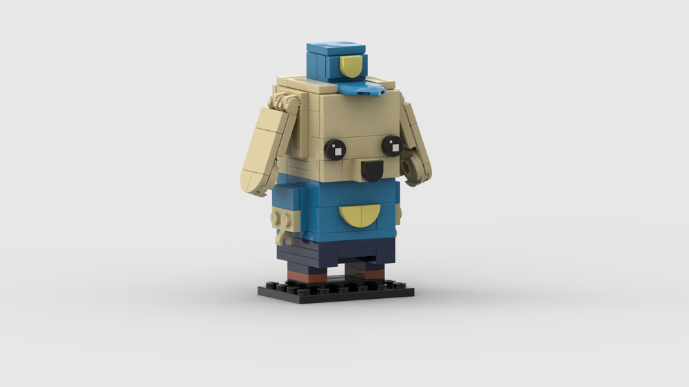 LEGO MOC Dog Man Brickheadz by SafeBrickz | Rebrickable - Build with LEGO