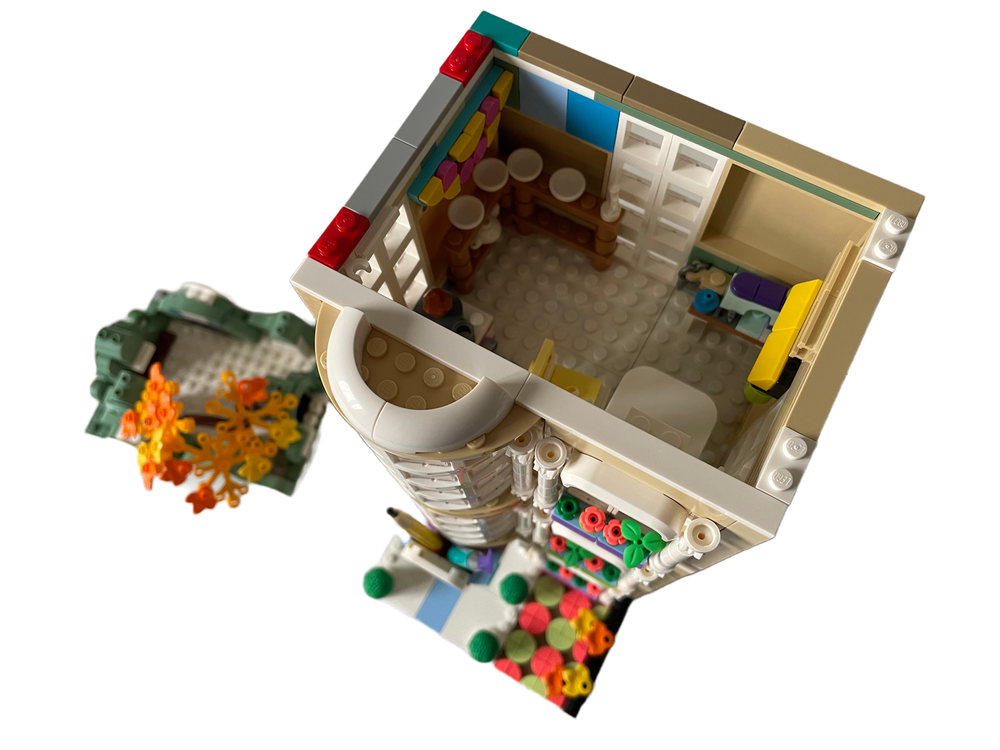 Lego Moc Art School Modular Alternate Build 2x 41711 By Re Bricked