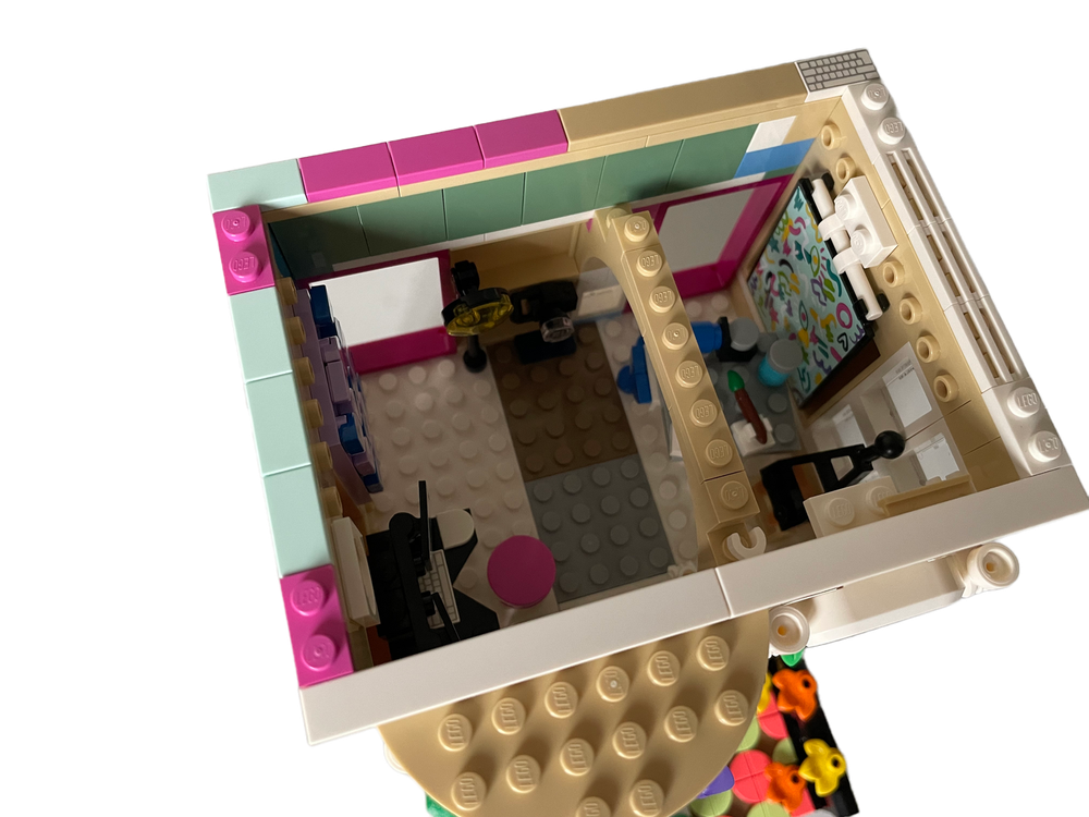 Lego Moc Art School Modular Alternate Build 2x 41711 By Re Bricked