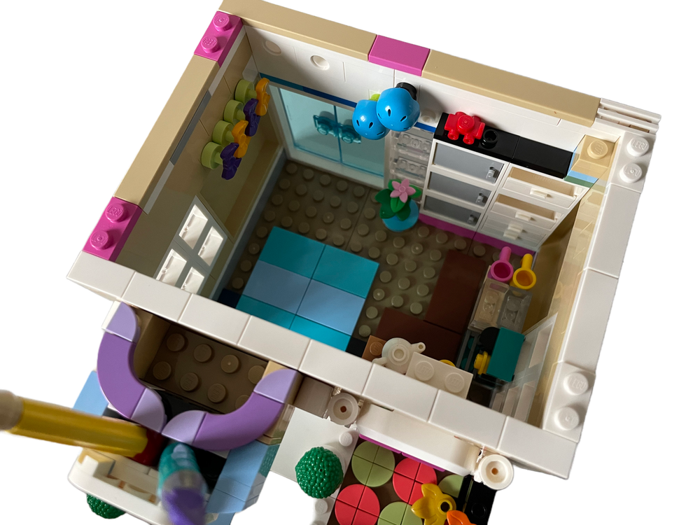 Lego Moc Art School Modular Alternate Build 2x 41711 By Re Bricked