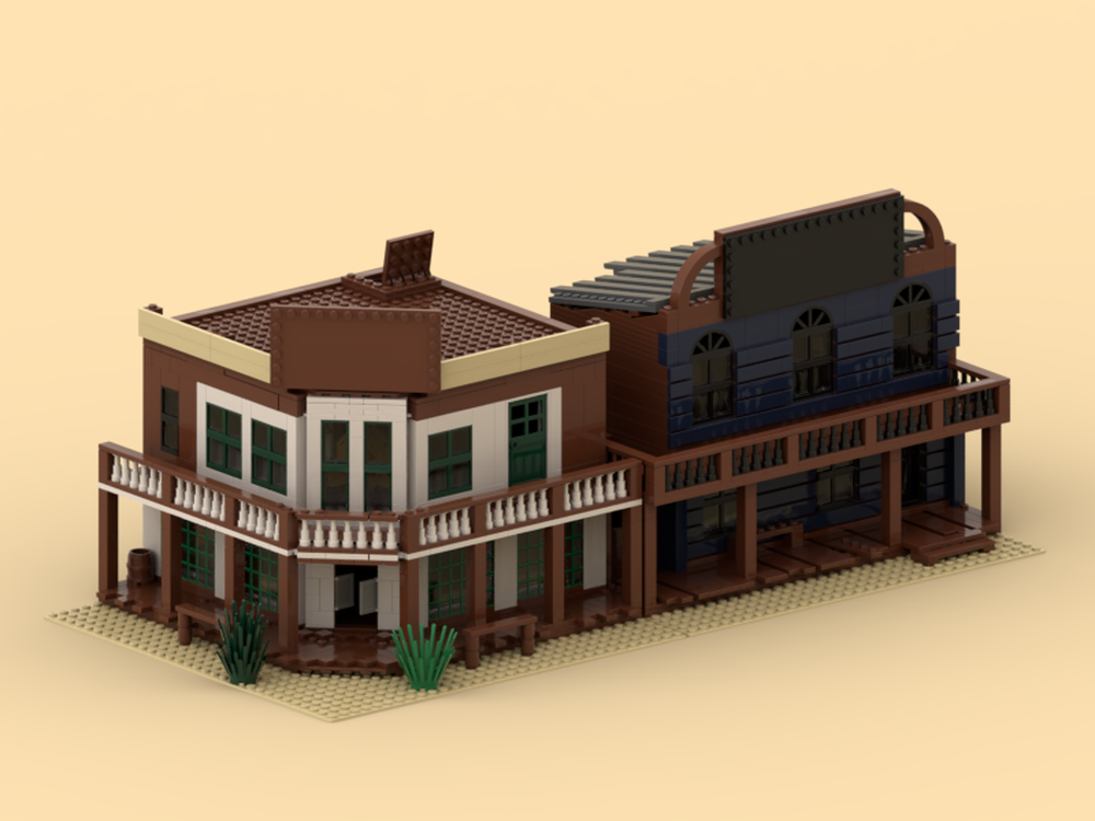 LEGO MOC Modular Wild West Saloon by jameshigson0512 | Rebrickable ...
