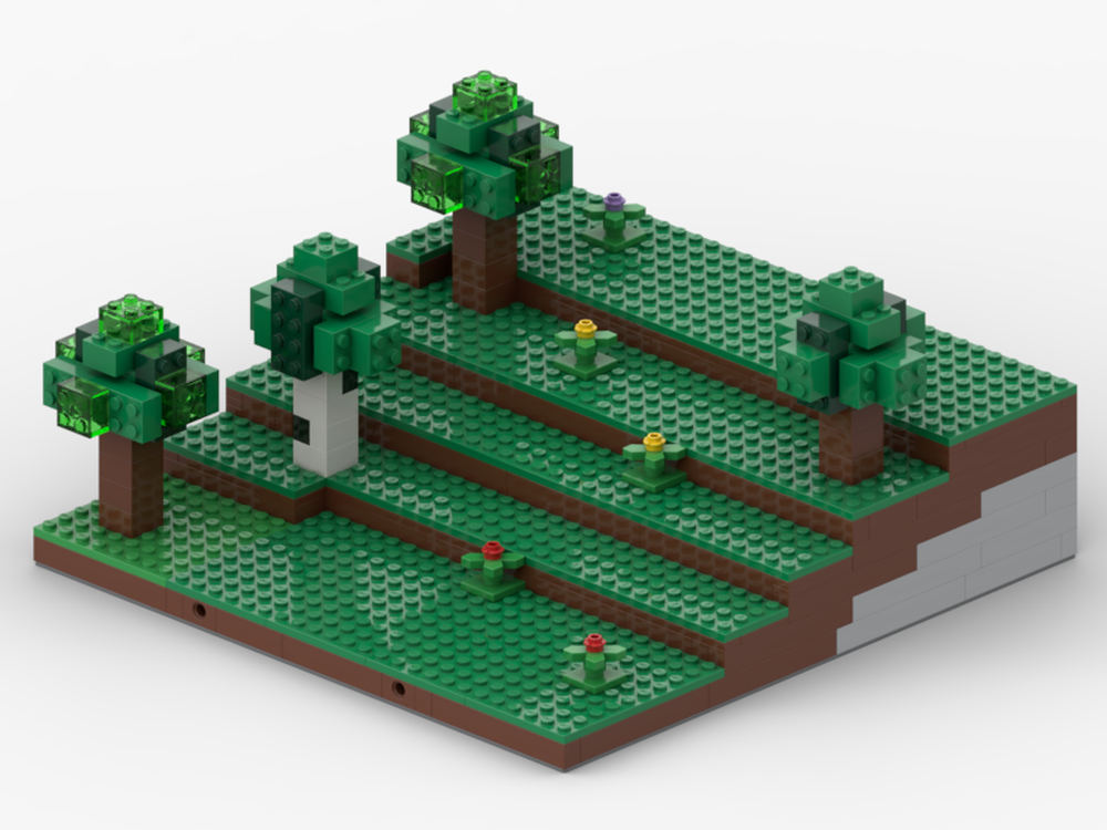 LEGO MOC Modular minecraft part 2 by thibou1234 | Rebrickable - Build ...