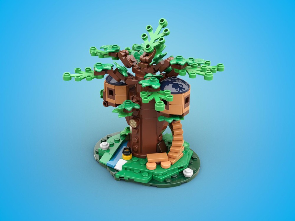 LEGO MOC Treehouse - mini by LEt.sGO | Rebrickable - Build with LEGO