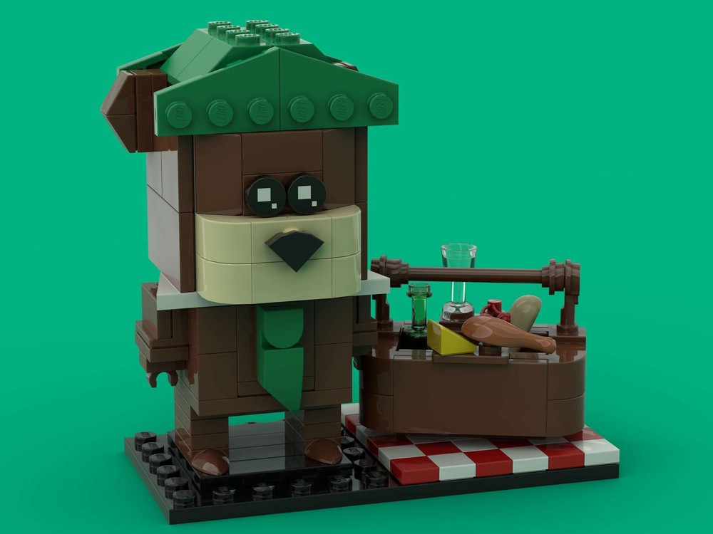LEGO MOC Yogi Bear by Puremadness | Rebrickable - Build with LEGO