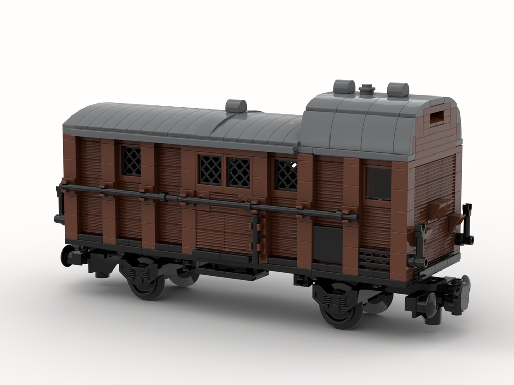LEGO MOC-124125 Caboose Freight Wagon (8w) by copernicus508 ...