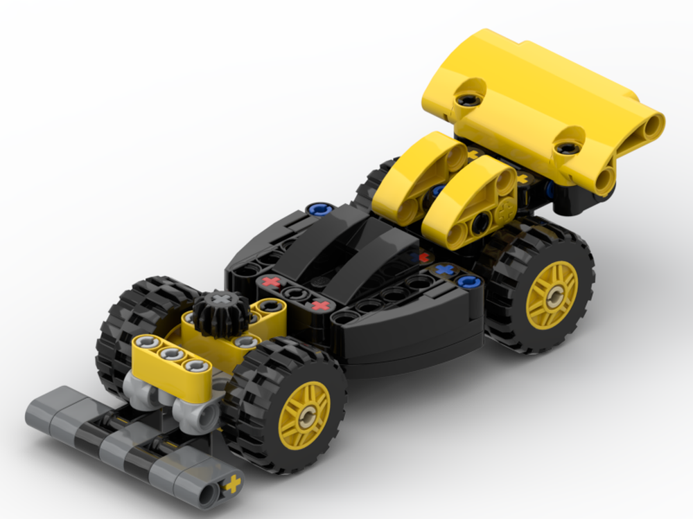 LEGO MOC Mini Formula 1 Racer by A_Dilophosaurus | Rebrickable - Build ...