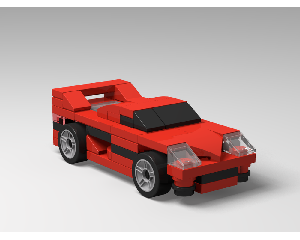 LEGO MOC 1995 Ferrari F50 by HATNAN | Rebrickable - Build with LEGO