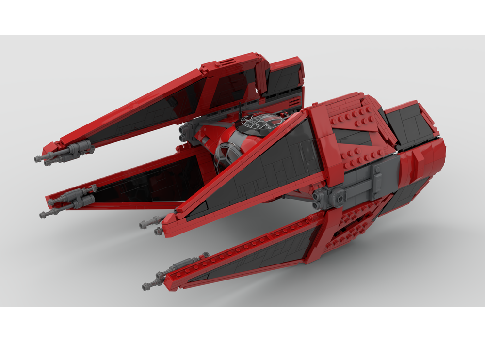 LEGO MOC Major Vonreg's TIE Baron (TIE/ba) by TIEbreak | Rebrickable ...
