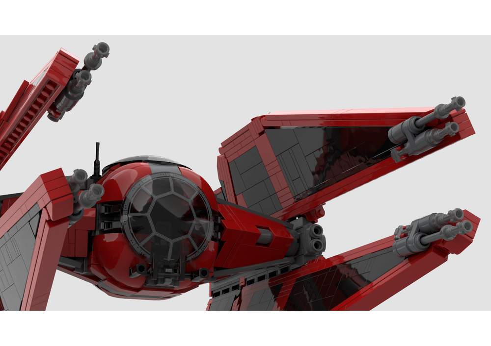 LEGO MOC Major Vonreg's TIE Baron (TIE/ba) by TIEbreak | Rebrickable ...