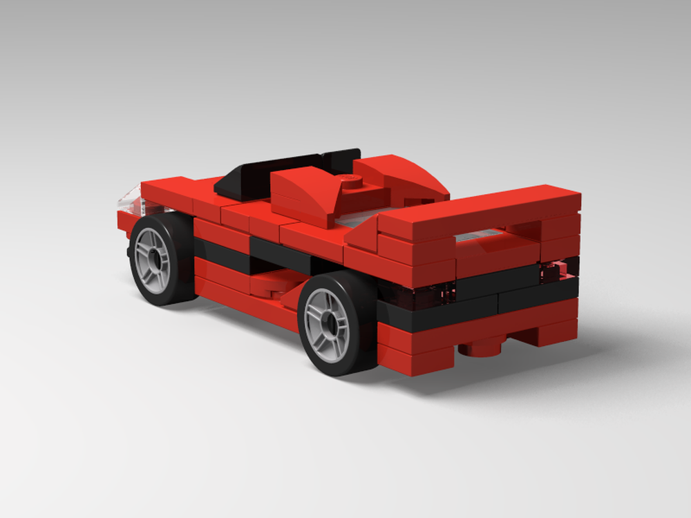 LEGO MOC 1996 Ferrari F50 Barchetta by HATNAN | Rebrickable - Build ...
