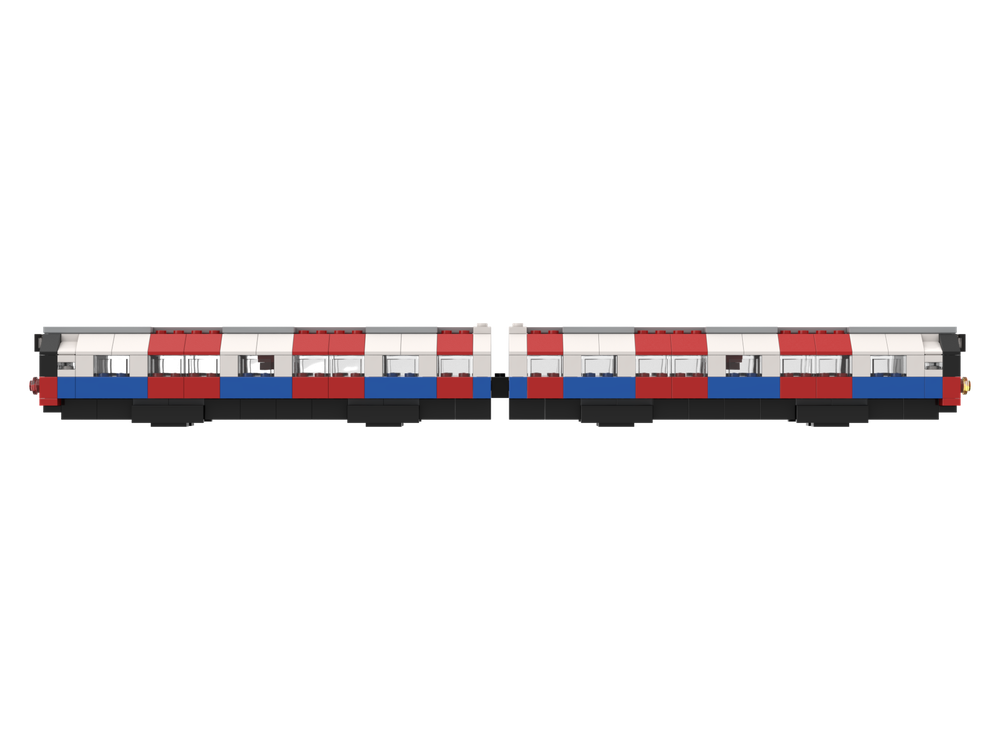 LEGO MOC-124148 London Tube 1996 Stock Train by The Bobby Brix Channel ...