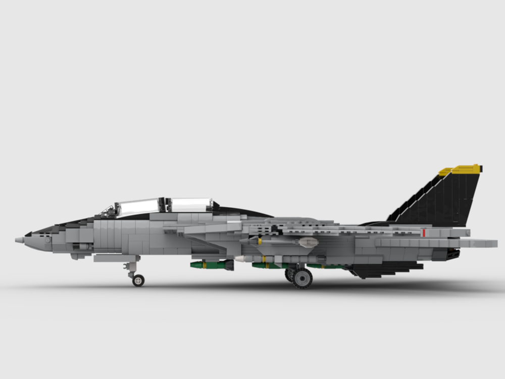 LEGO MOC F-14 Tomcat (A) by Your Brick Guy | Rebrickable - Build with LEGO