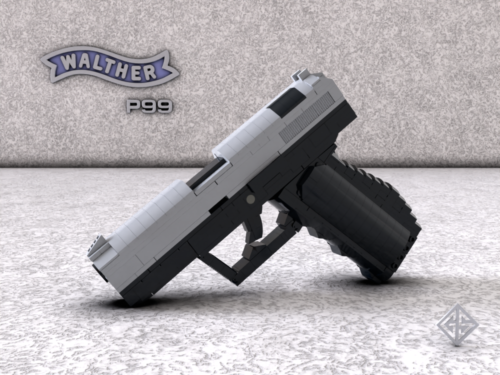 LEGO MOC Walther P99 Pistol by GS_design | Rebrickable - Build with LEGO