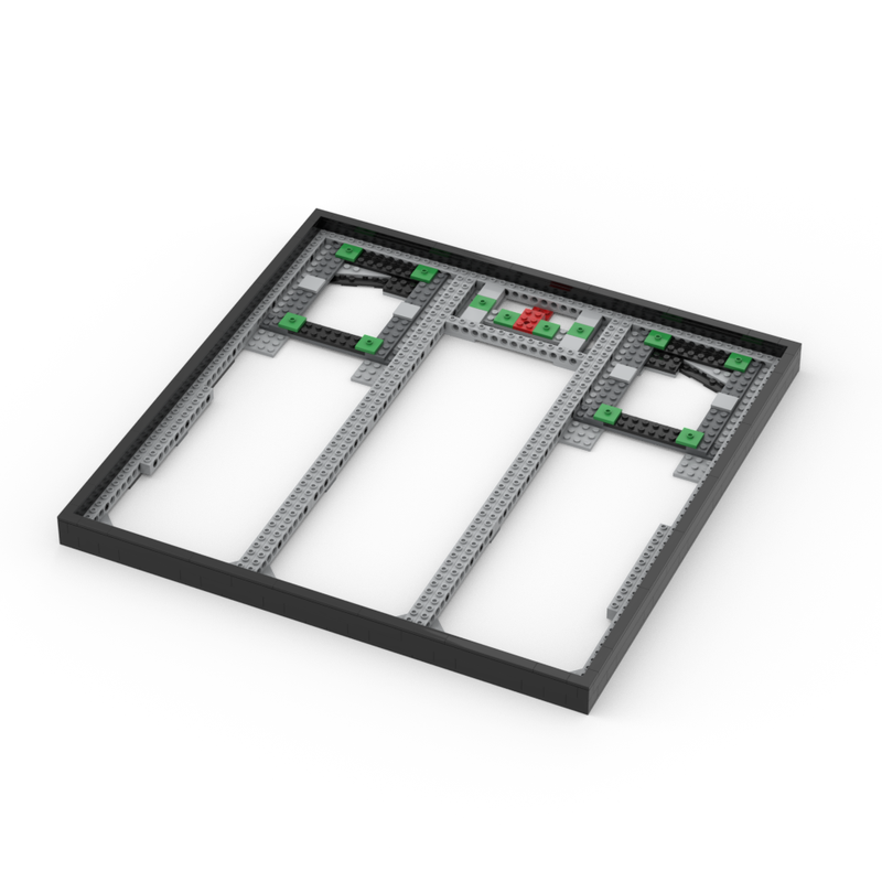 LEGO MOC Brick Art Frame v2 (48 x 48) by lunabricks | Rebrickable ...