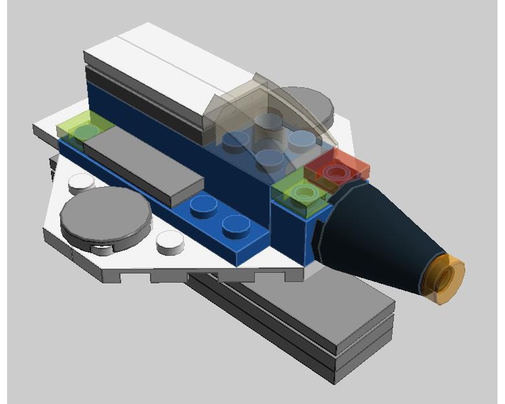 LEGO MOC Shuttle Craft by TurboRatRods | Rebrickable - Build with LEGO