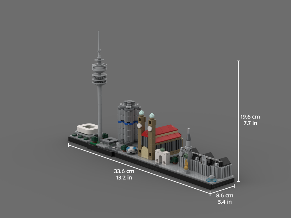 LEGO MOC Munich Skyline (München Skyline) by Mannis Bricks ...
